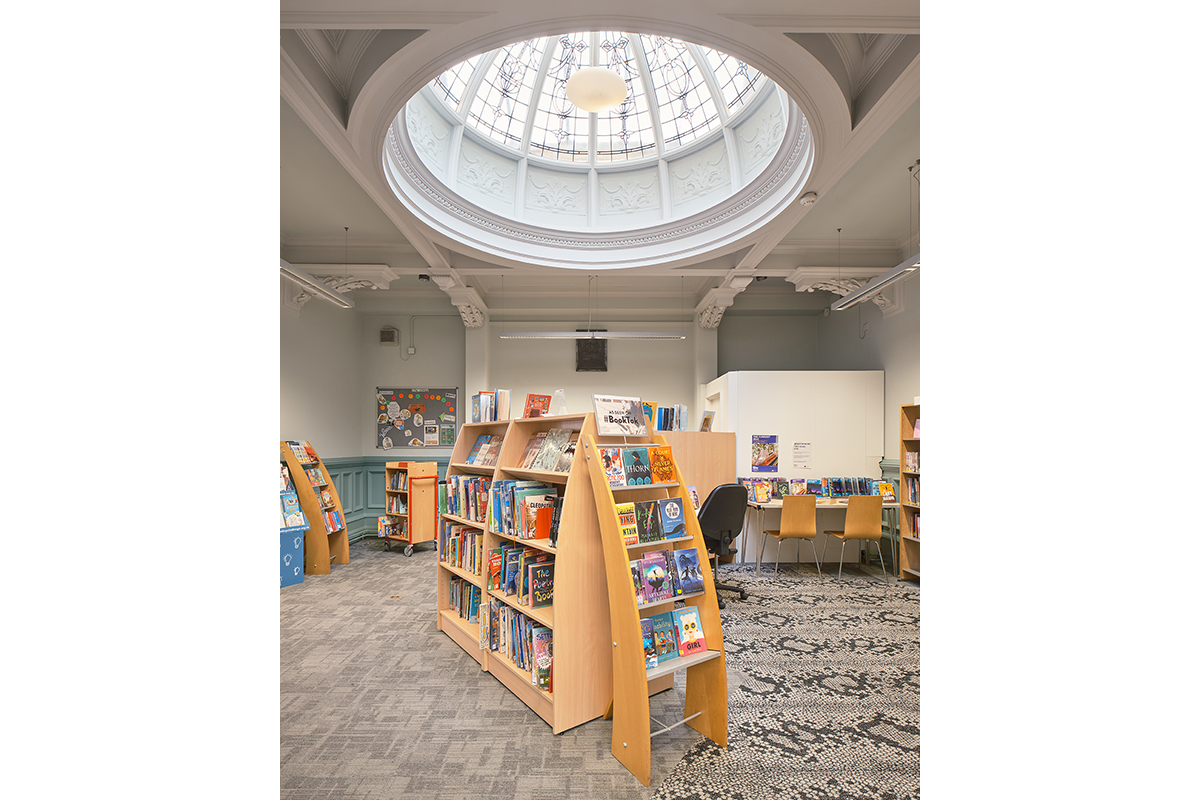 Library given new lease of life with bespoke Dual Pitch Rooflights