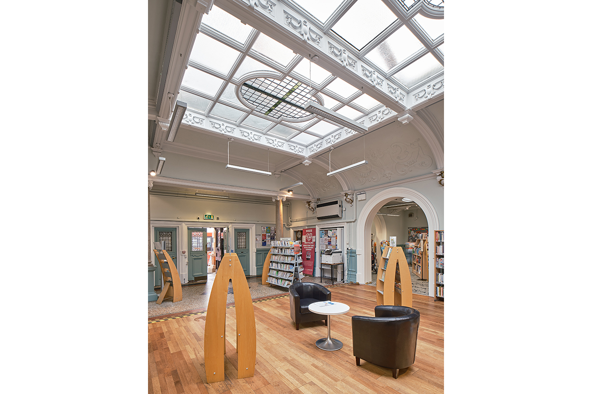 Library given new lease of life with bespoke Dual Pitch Rooflights