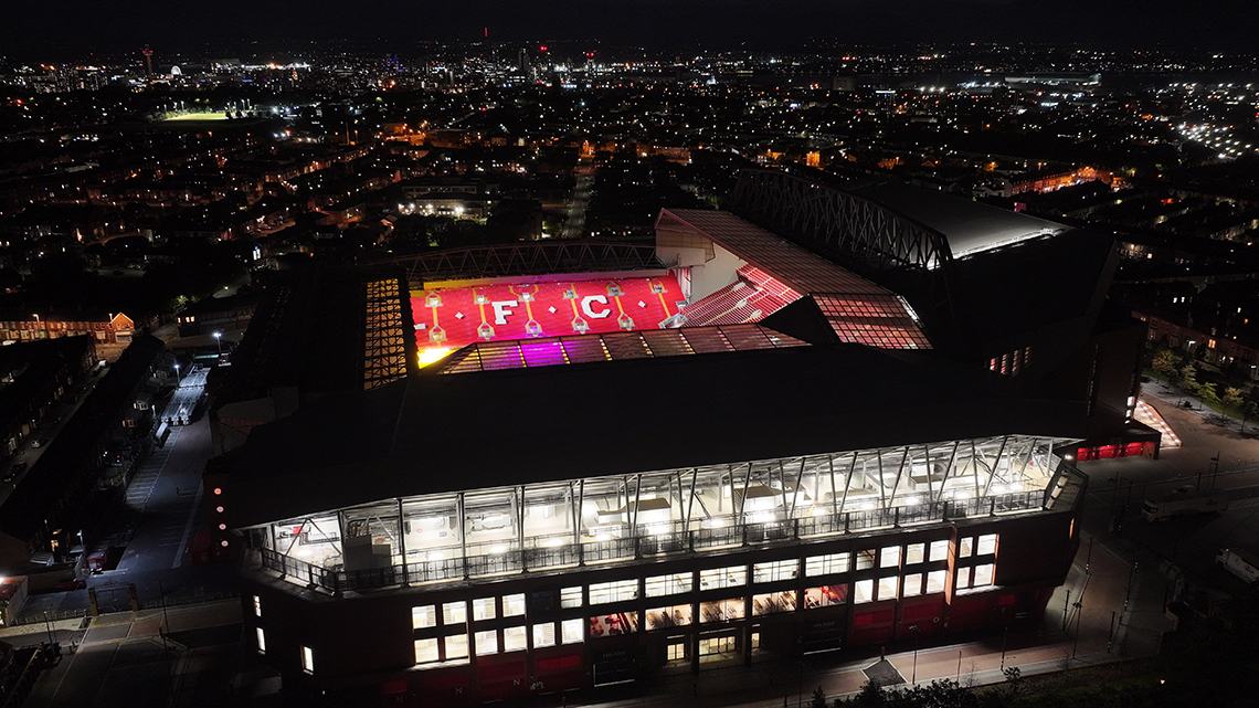 Anfield Stadium (Liverpool FC – Anfield Road stand)