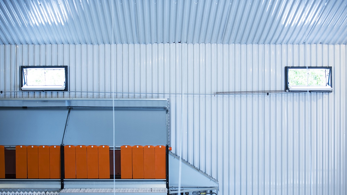 Marvec CS Agri hygienic cladding poultry shed