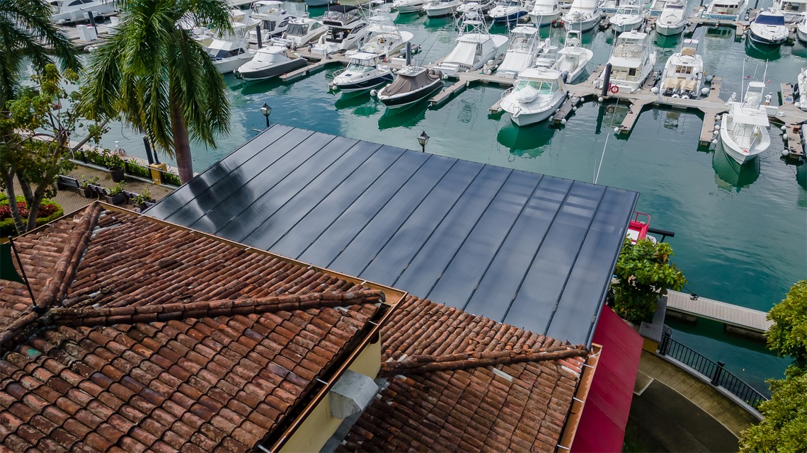 Canopy created using Marlon ST for Marina restaurant